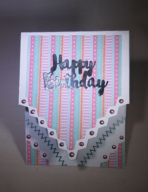 Banner Birthday Card | Platinum Peacock